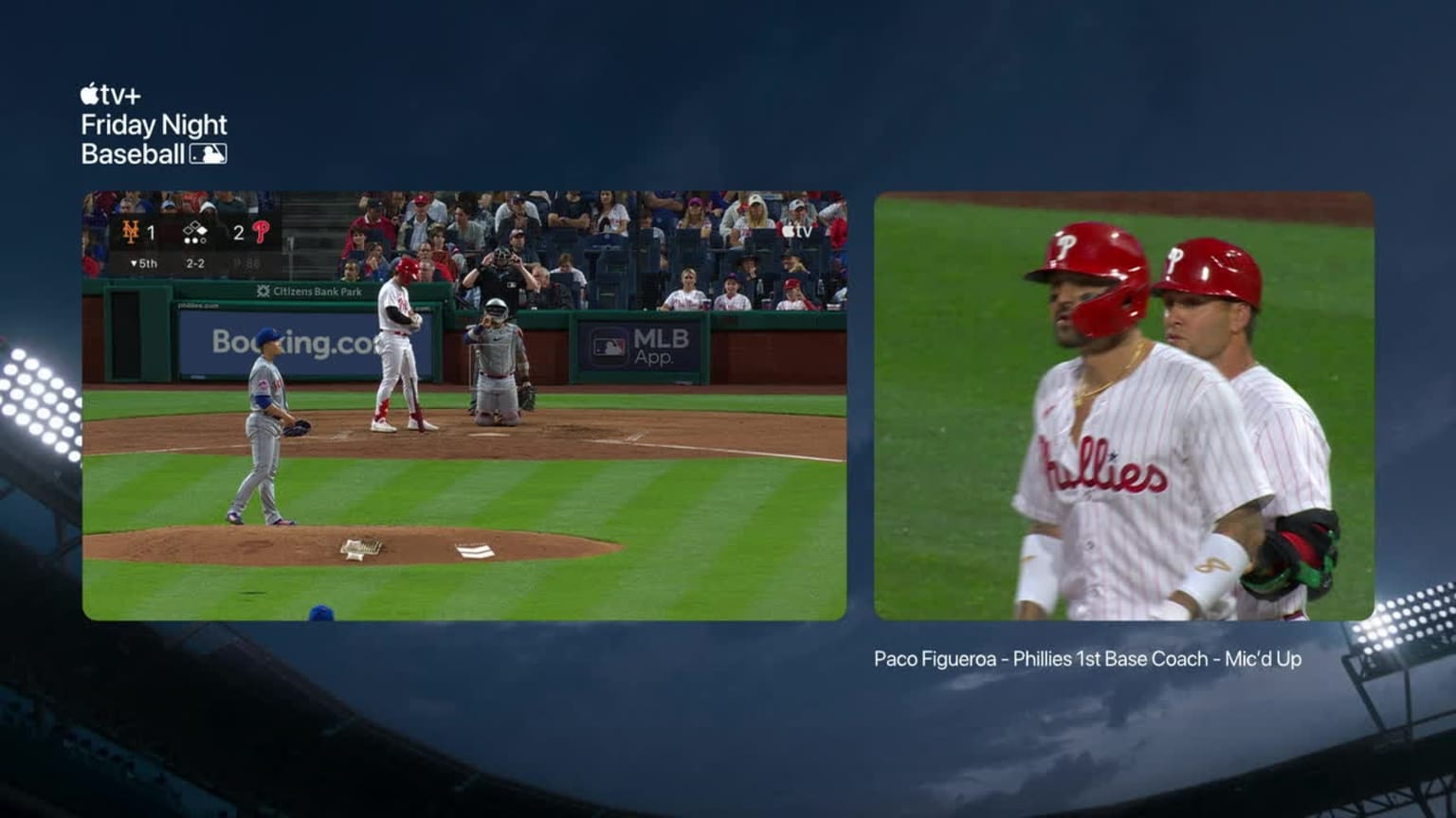 Listen to Paco Figueroa coach first base for Phillies | 06/23/2023 ...