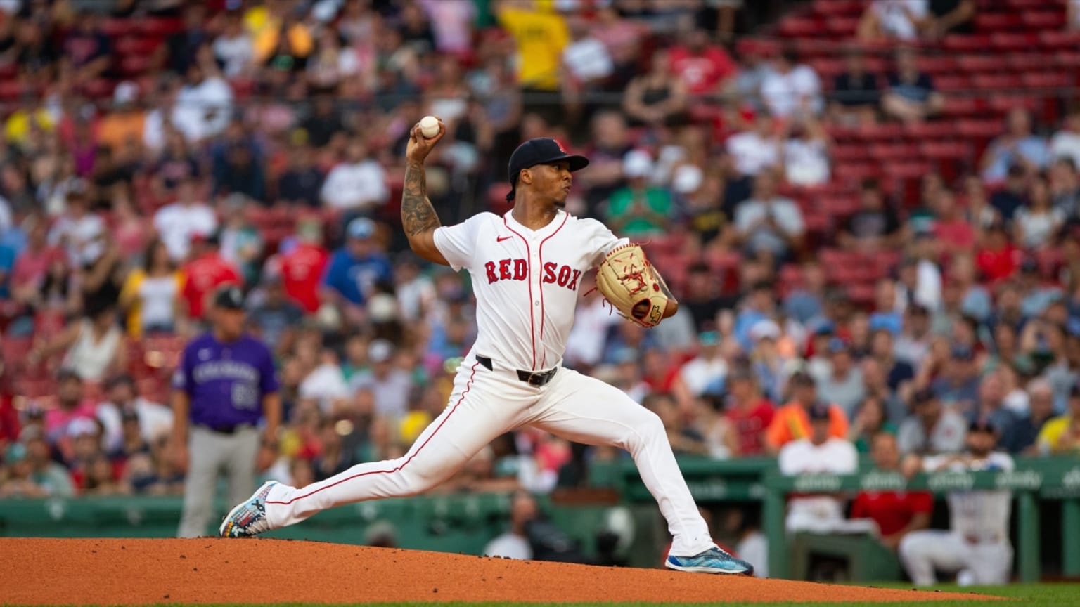 Brayan Bello fans Hunter Goodman | 07/08/2025 | Boston Red Sox