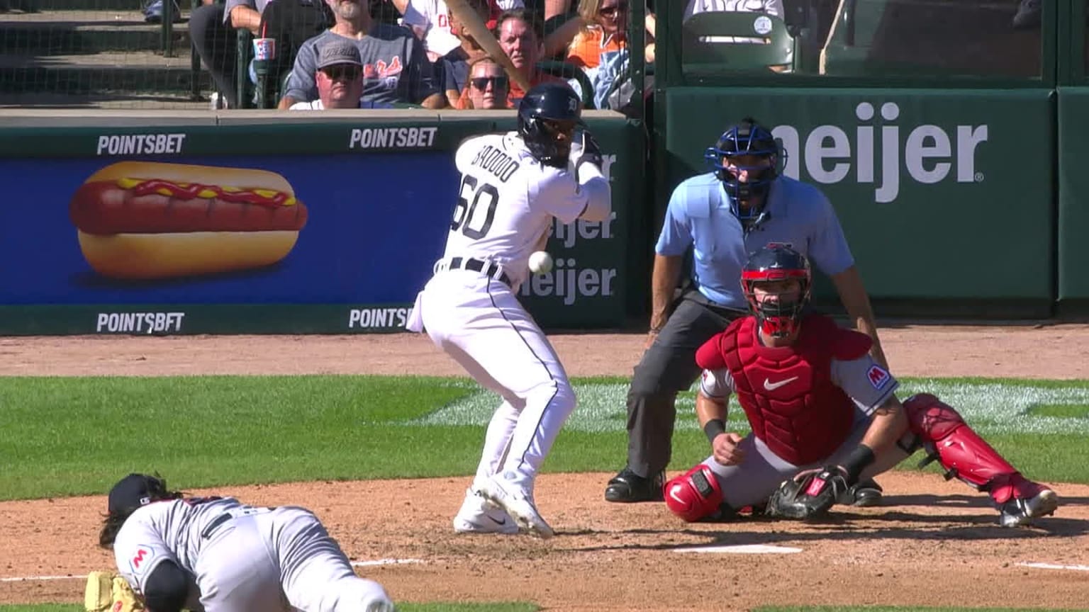 Akil Baddoo rips a two-run triple to right field | 09/30/2023 | Detroit ...