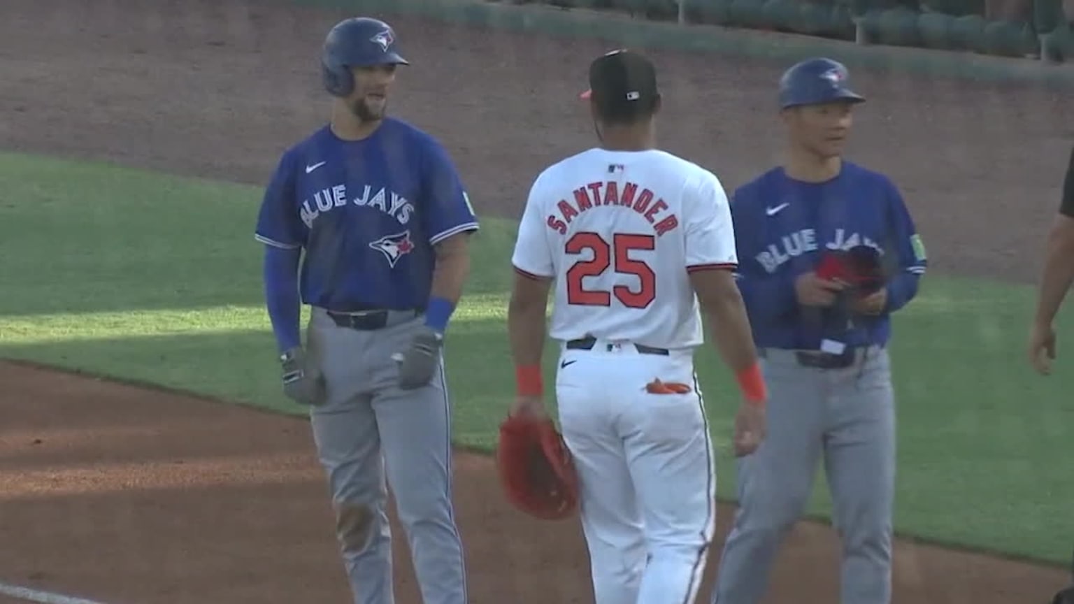 Nathan Lukes rips an RBI single up the middle | 03/23/2024 | Toronto ...