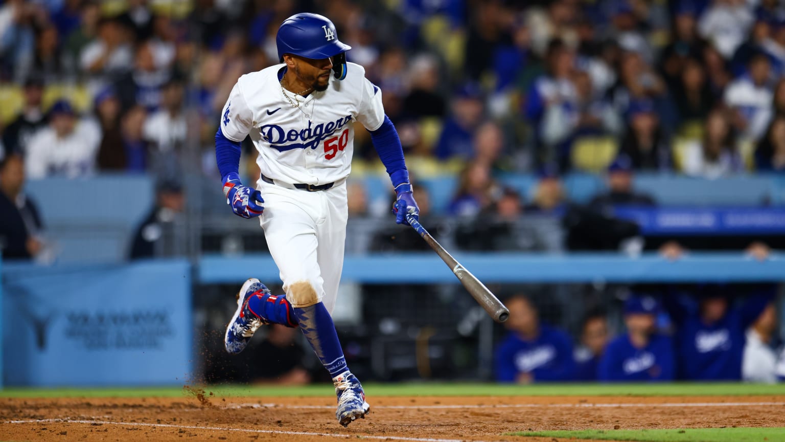 Mookie Betts drives in a run with his fifth hit | 04/16/2024 | Los ...