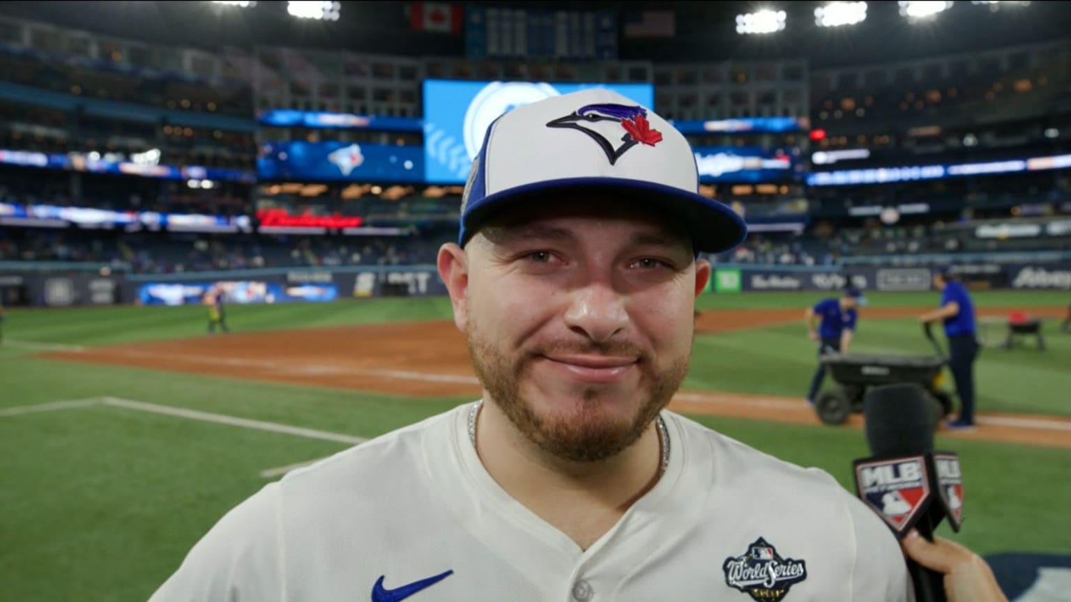 Alejandro Kirk on Toronto's nine-run 6th inning | 10/24/2025 | Toronto ...