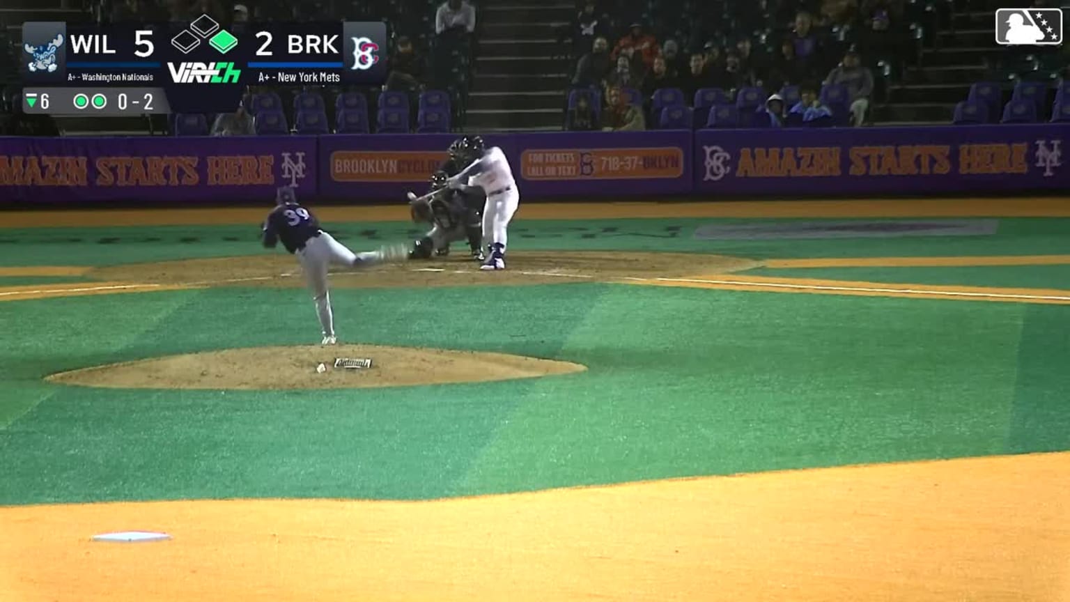 Mets No. 7 prospect Jesus Baez rips his second homer | 05/02/2025 | New ...