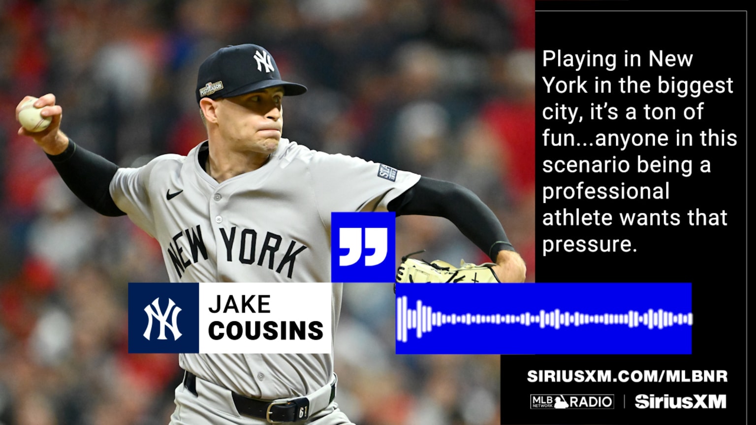 Jake Cousins on playing for the Yankees | 01/29/2025 | New York Yankees