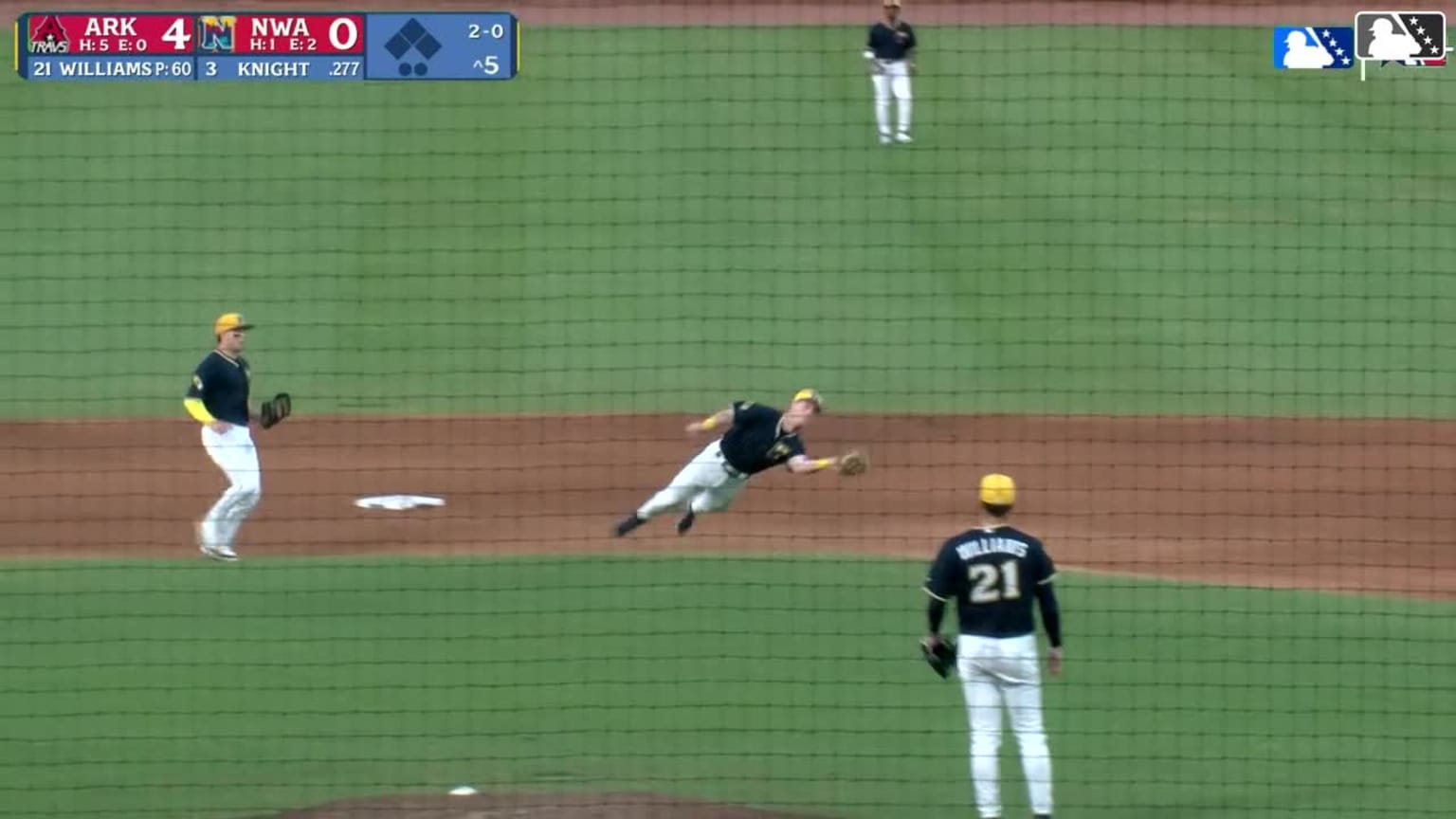 Justin Johnson's adventurous diving catch | 05/23/2025 | Kansas City Royals