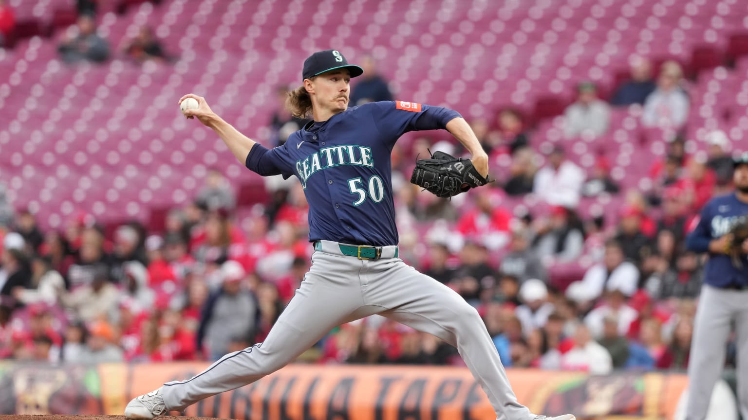 Bryce Miller strikes out eight in strong start | 04/16/2025 | Seattle ...