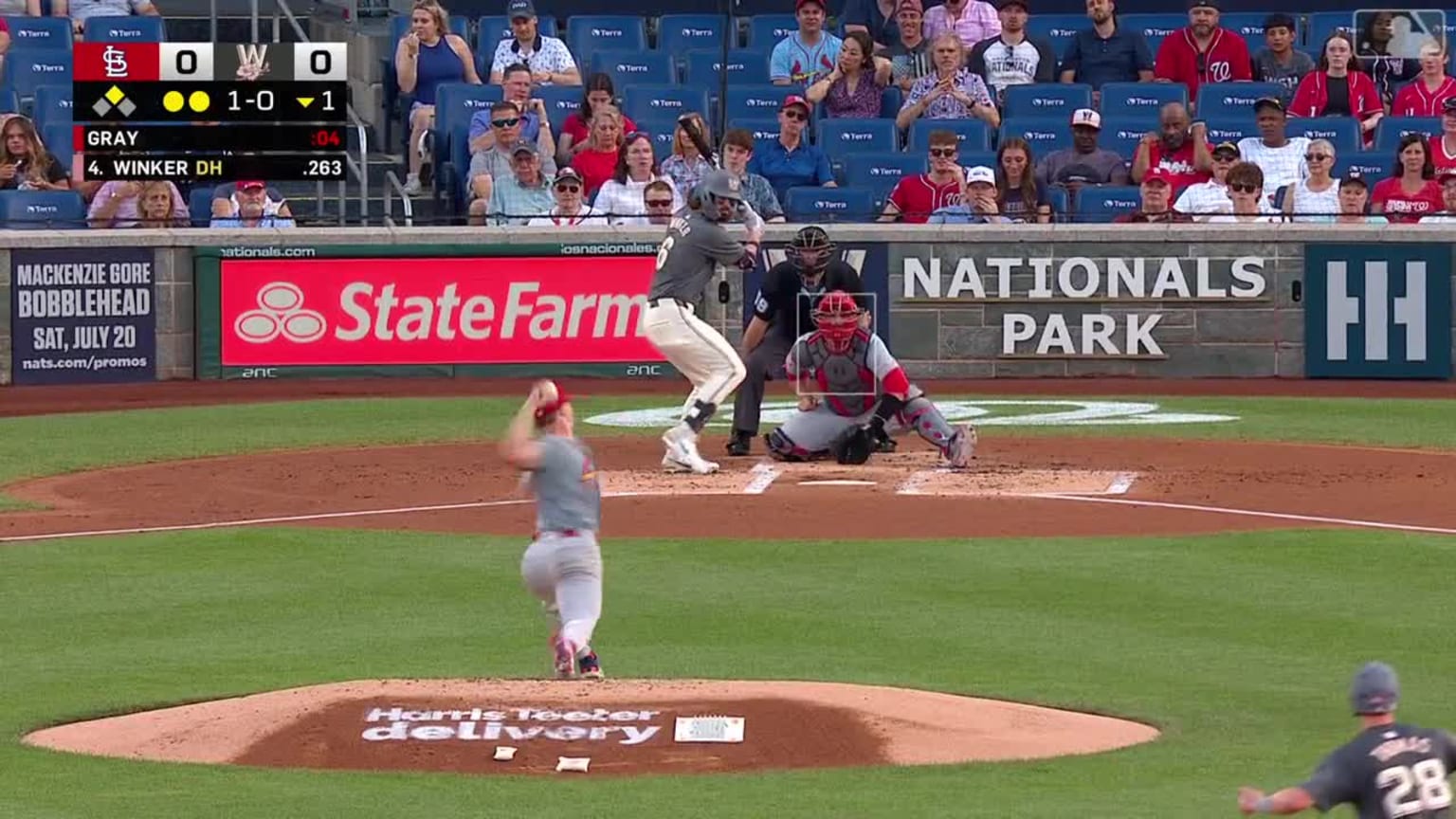 Jesse Winker's RBI double | 07/05/2024 | Washington Nationals