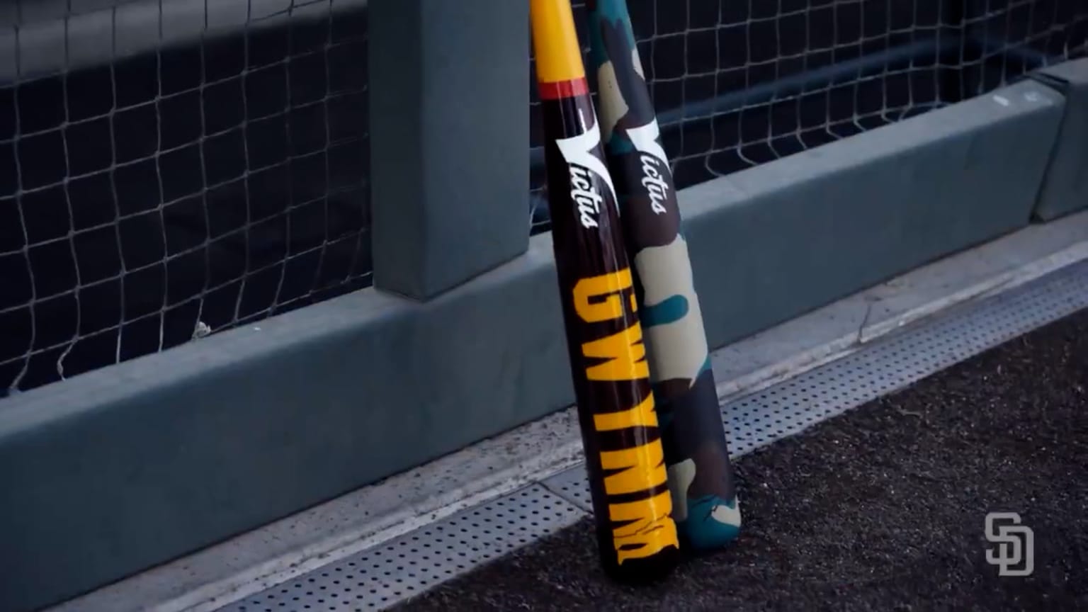 Padres show off their custom Gwynn bats | 08/18/2024 | San Diego Padres