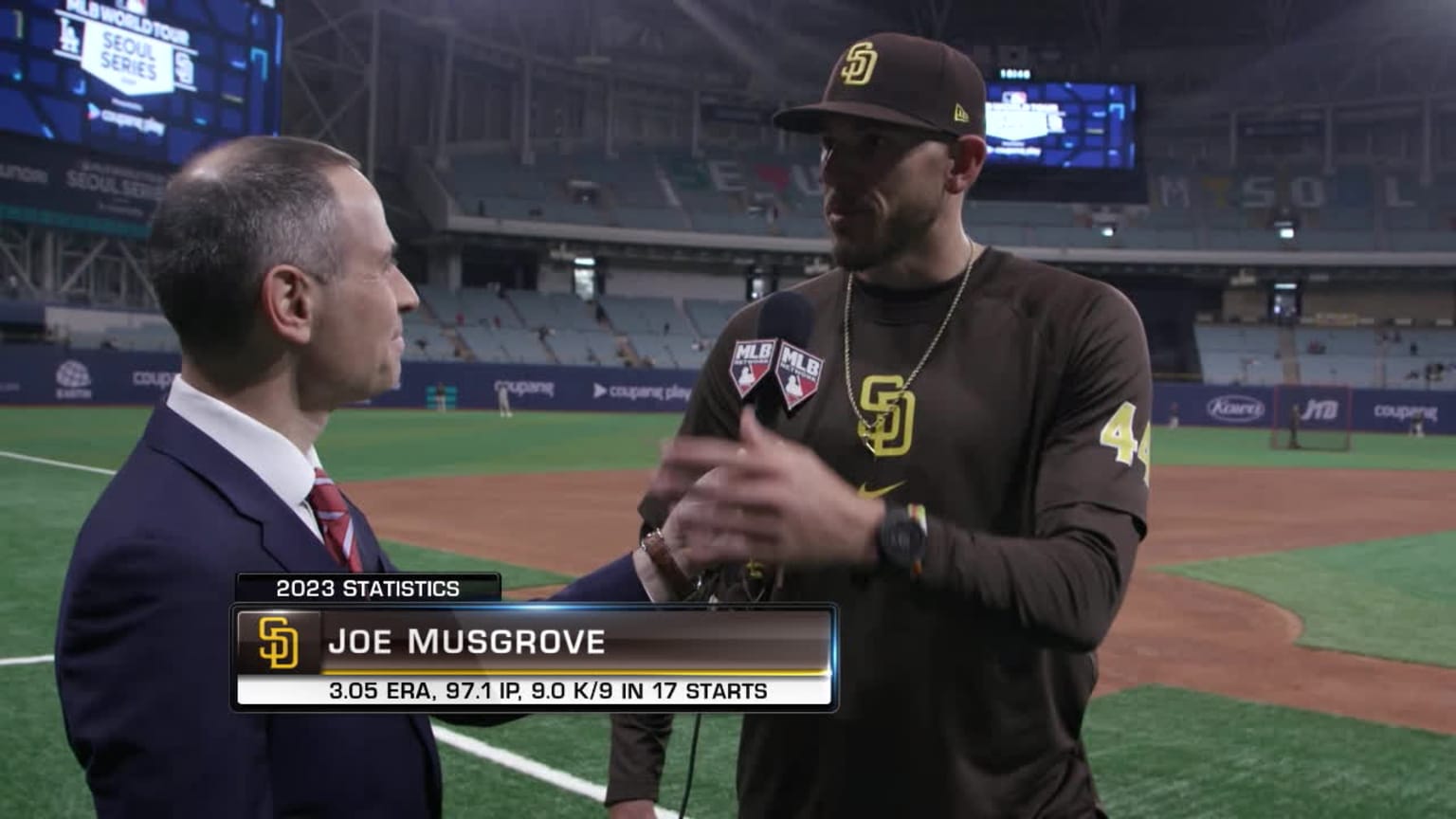 Joe Musgrove on Seoul Series, Cease trade | 03/18/2024 | San Diego Padres