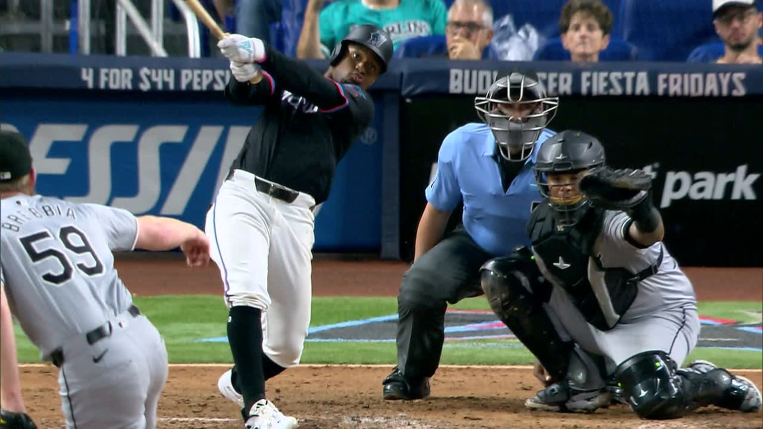 Xavier Edwards' RBI single | 07/05/2024 | Miami Marlins