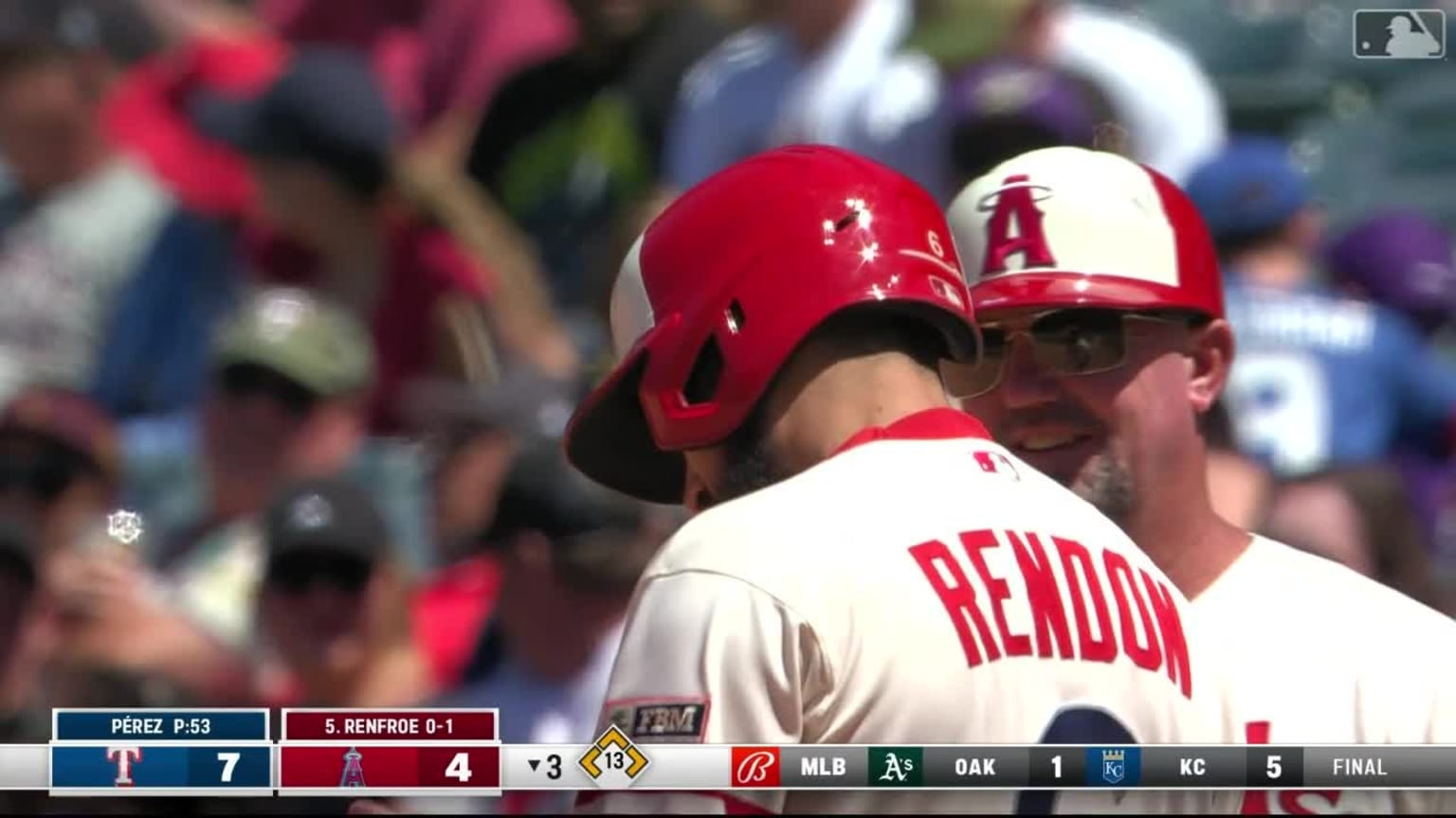 Anthony Rendon hits an RBI single to center field | 05/07/2023 | MLB.com