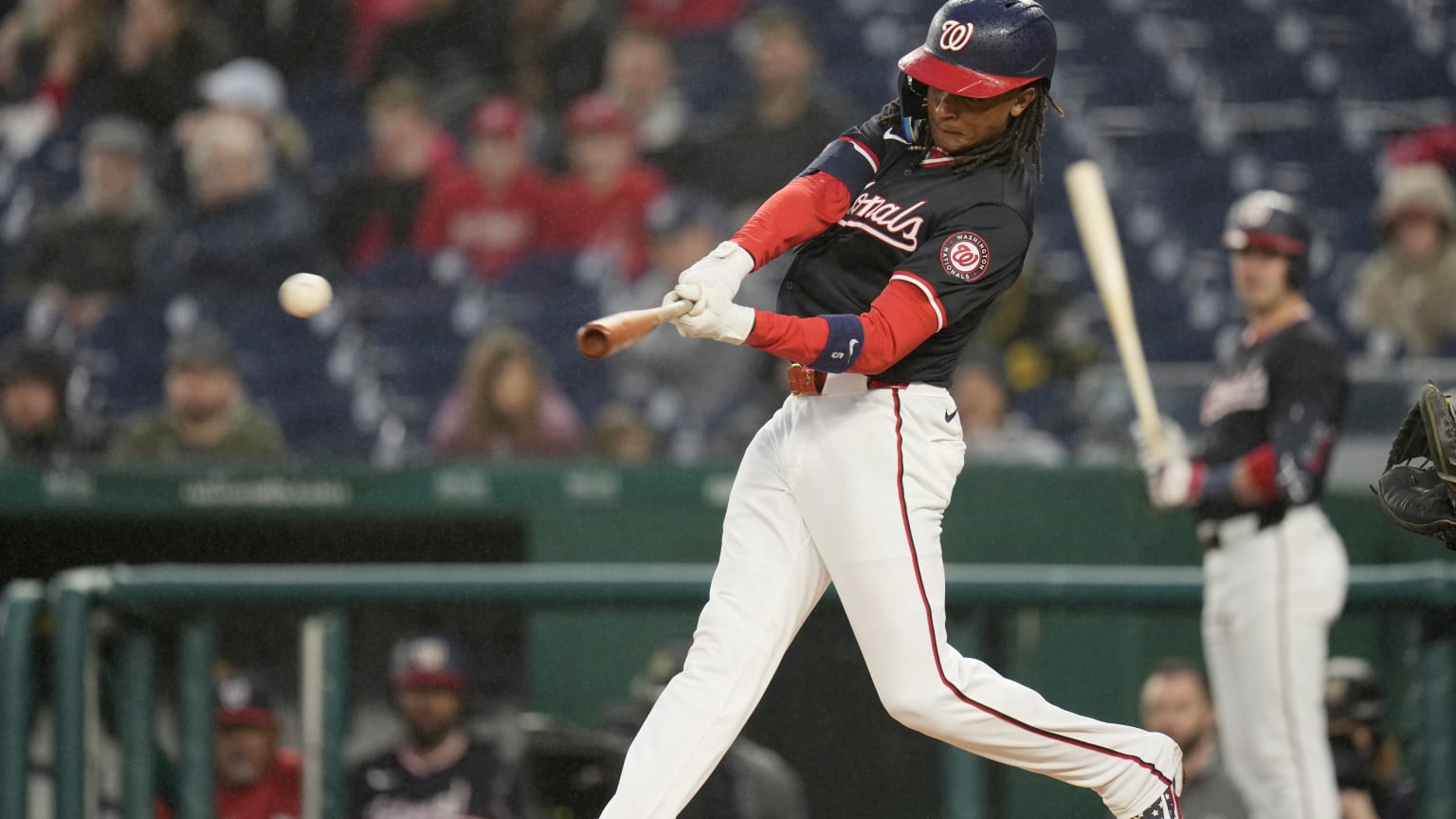 CJ Abrams lines a two-run single to right field | 04/03/2024 | Washington Nationals