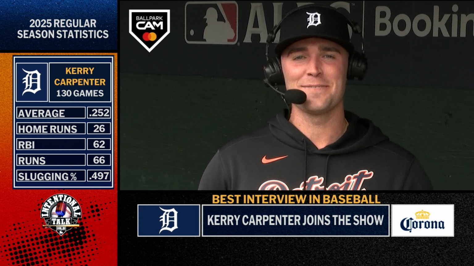 Kerry Carpenter on home run in Game 1, leading off | 10/07/2025 ...