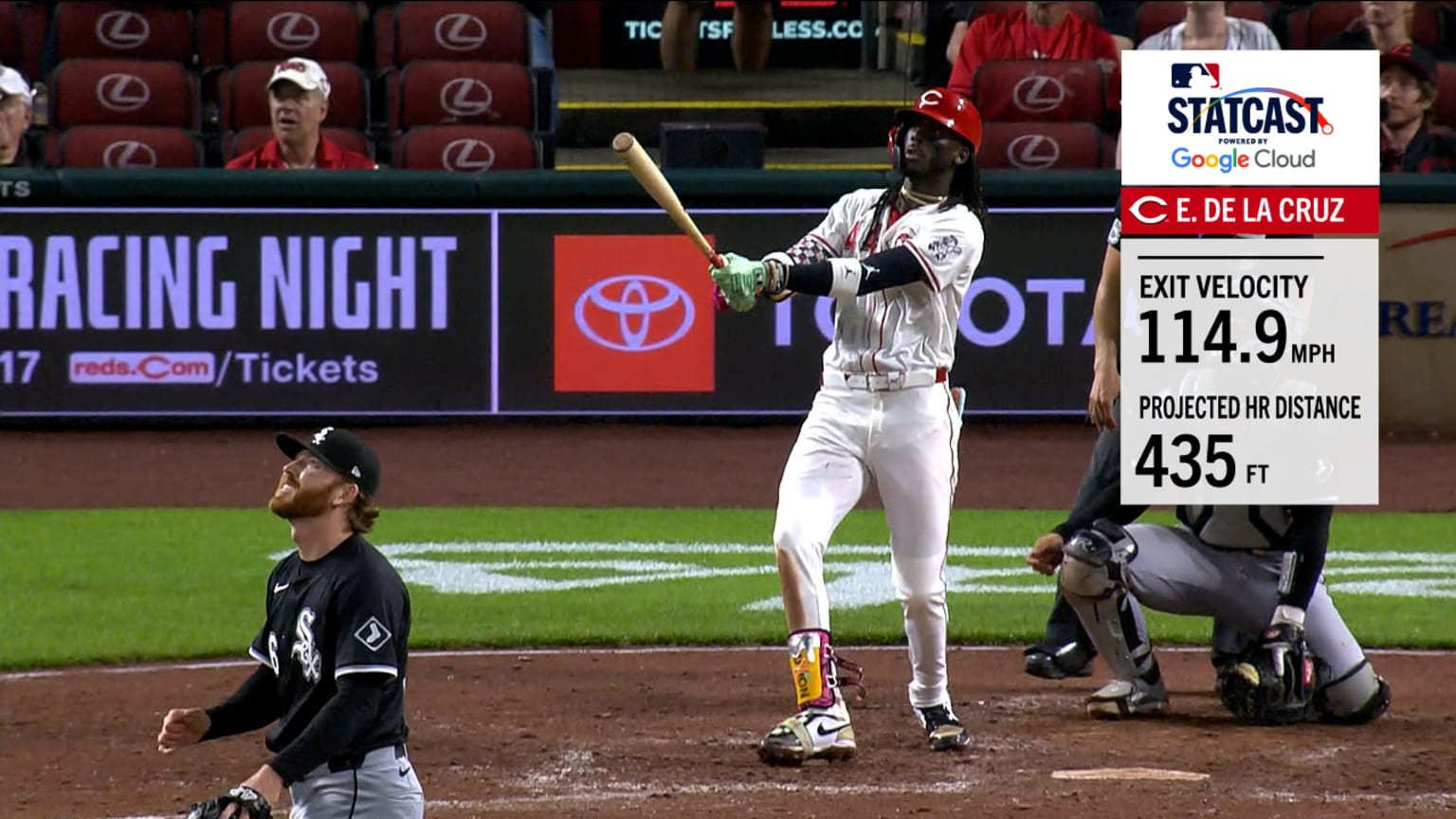 Elly De La Cruz's 435-foot game-tying homer | 05/13/2025 | Cincinnati Reds