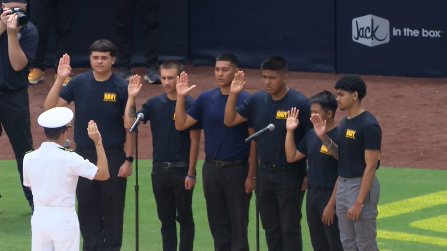 8/19/23 Navy Enlistment Ceremony | 08/19/2023 | MLB.com