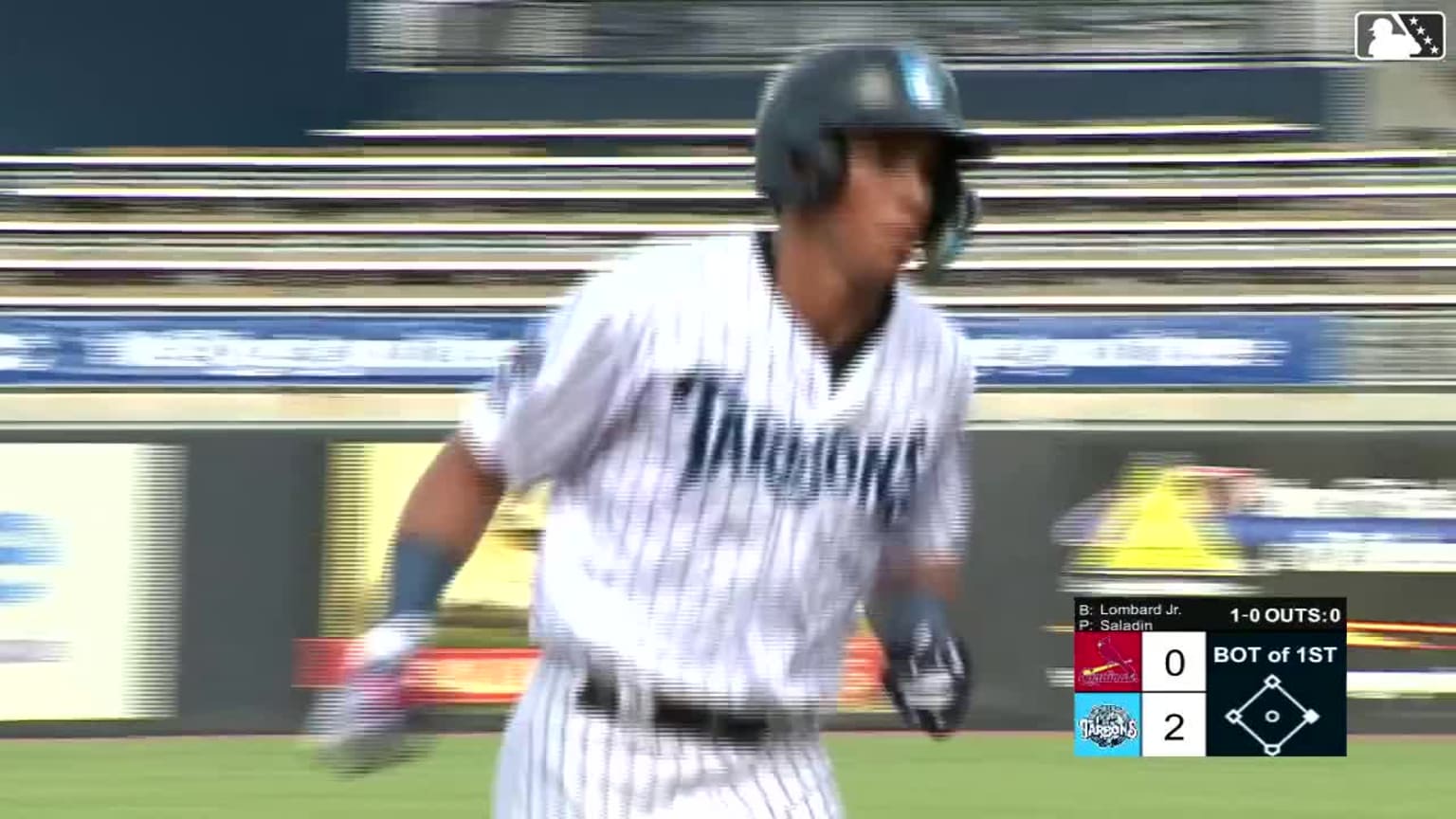 George Lombard Jr.'s first professional homer | 06/19/2024 | New York ...