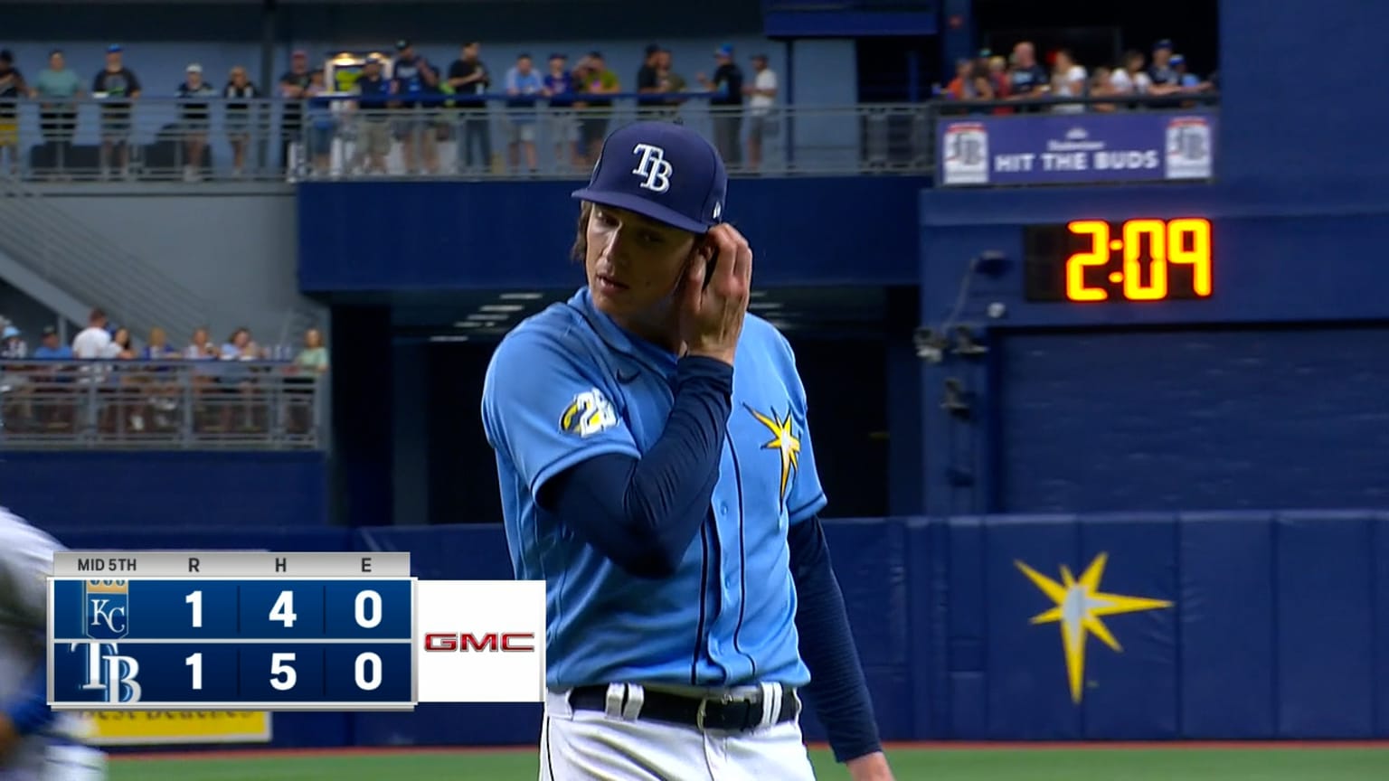 Tyler Glasnow records his 12th and final strikeout | 06/25/2023 | Tampa ...