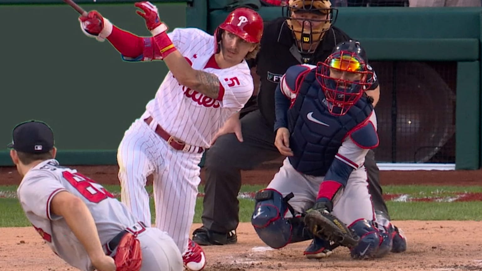 Bryson Stott lines an RBI double to right field | 10/14/2022 ...