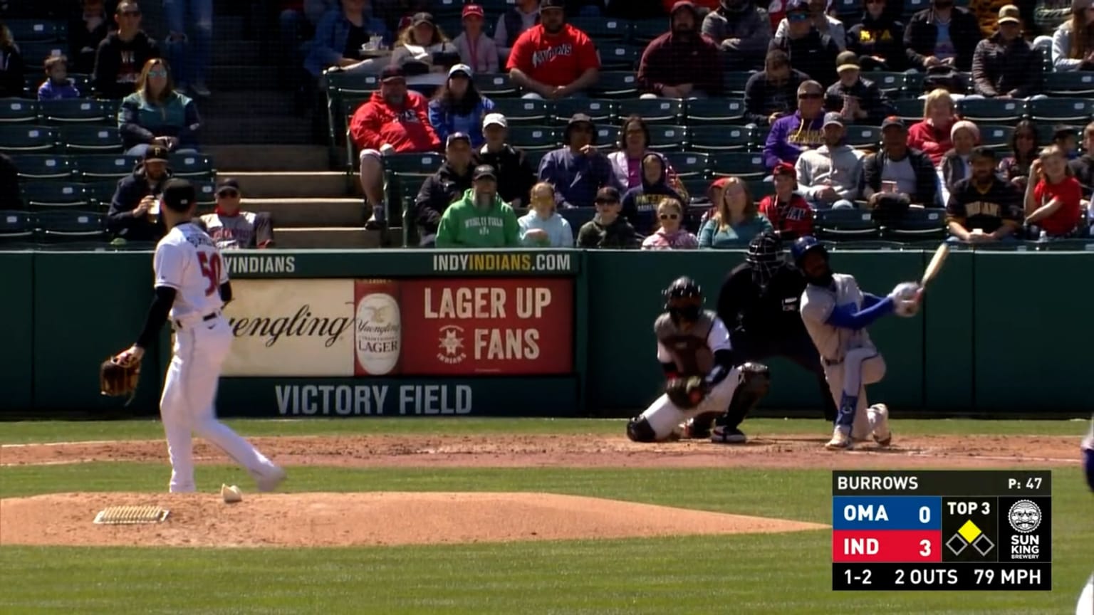 Michael Burrows records his first strikeout of season | 04/02/2023 ...