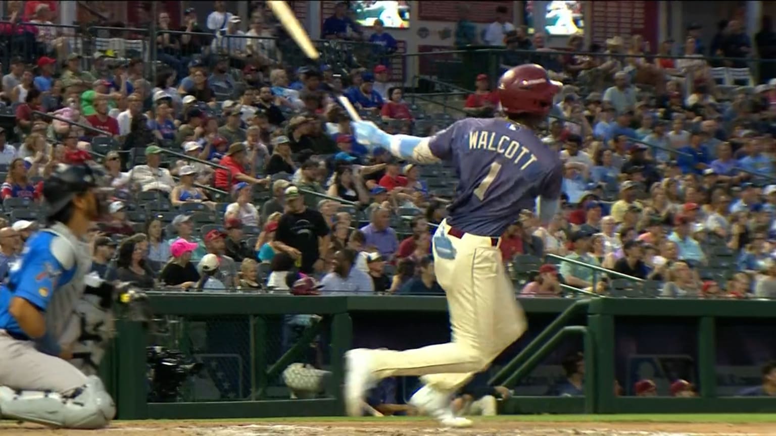 Sebastian Walcott's big game at the plate | 05/25/2025 | Texas Rangers