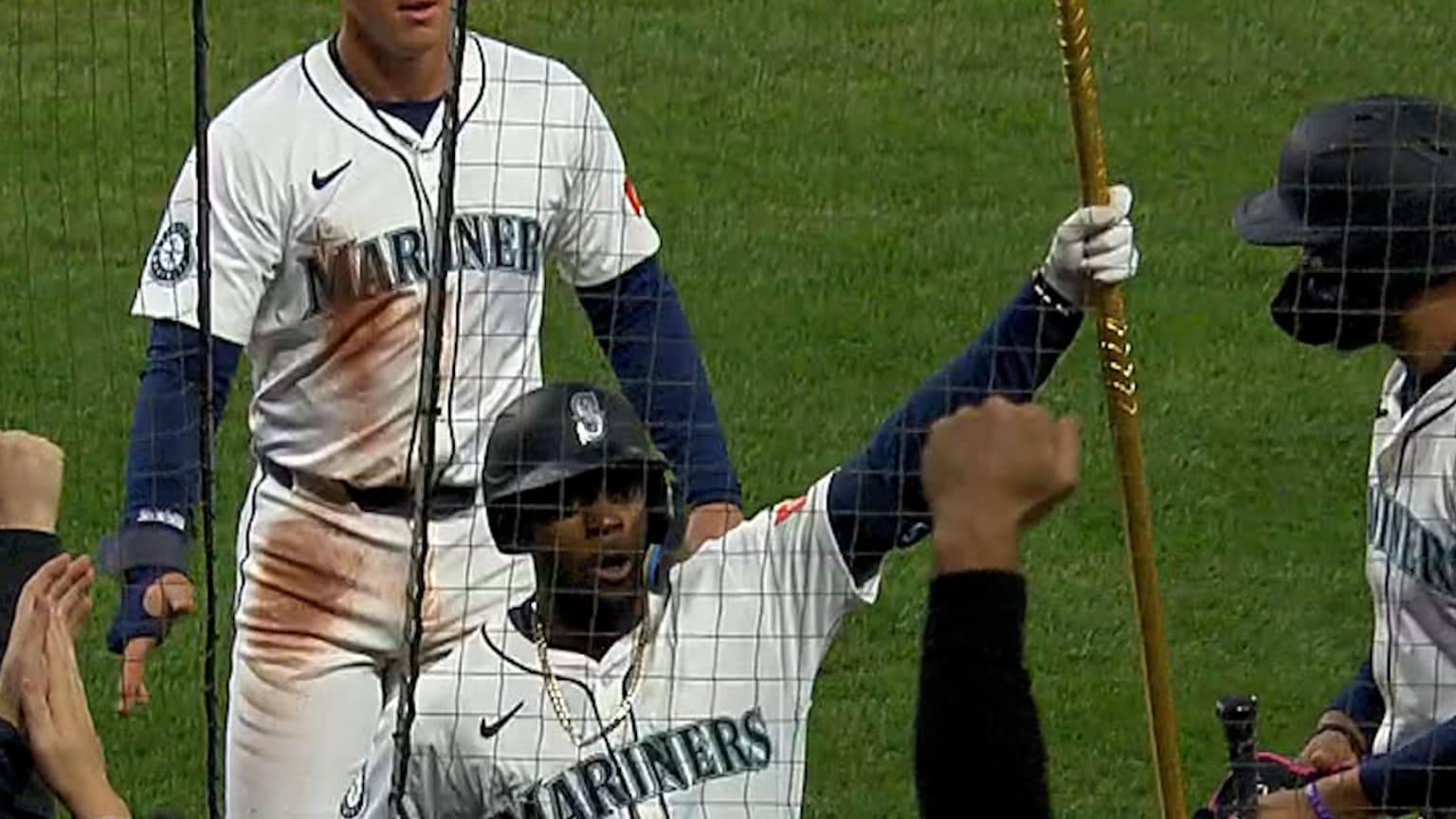 Ryan Bliss' two-run home run (1) | 04/07/2025 | Seattle Mariners