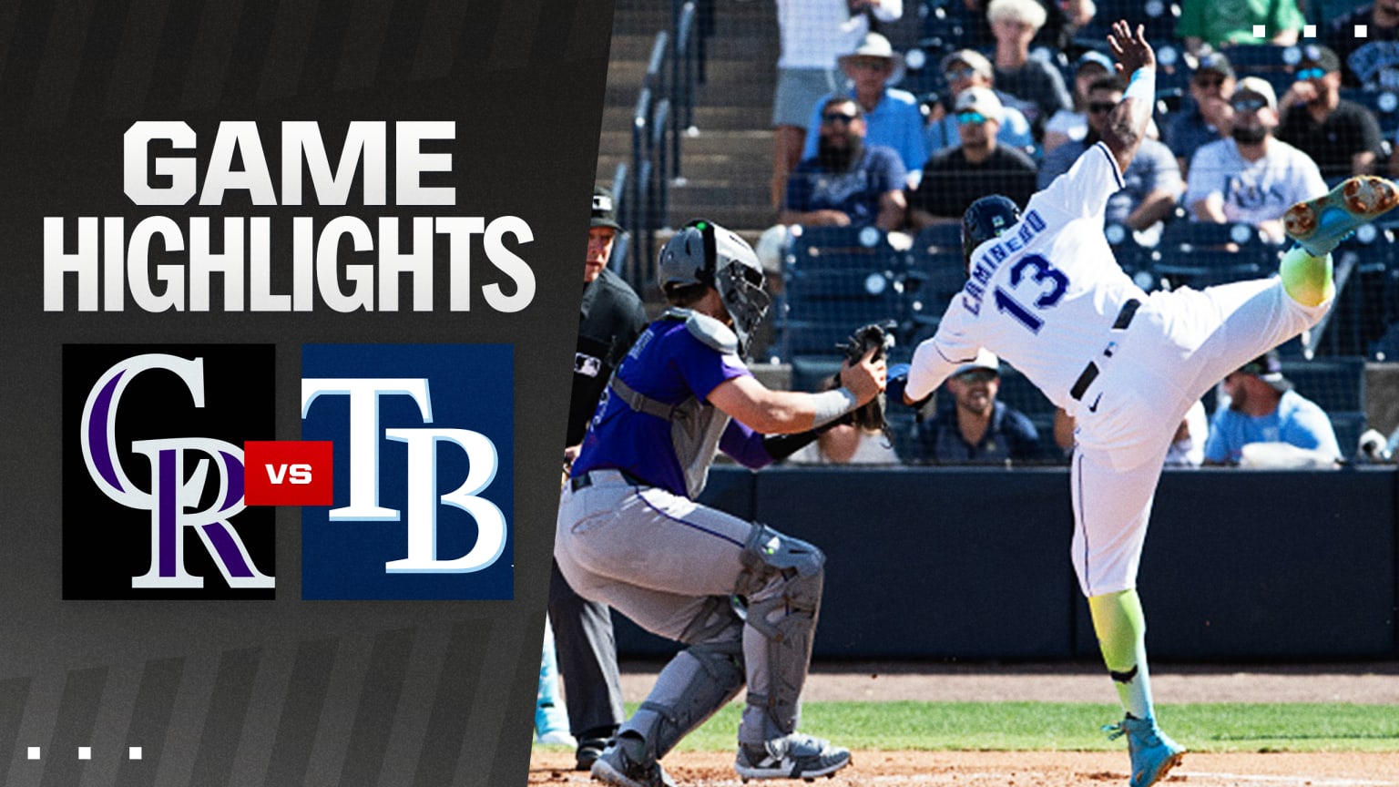 Rockies vs. Rays Highlights | 03/29/2025 | Tampa Bay Rays