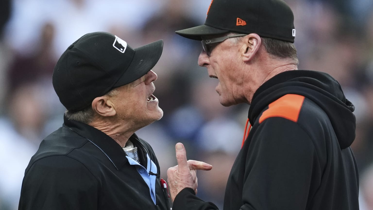 Bob Melvin gets ejected in the 5th inning | 05/27/2025 | San Francisco ...