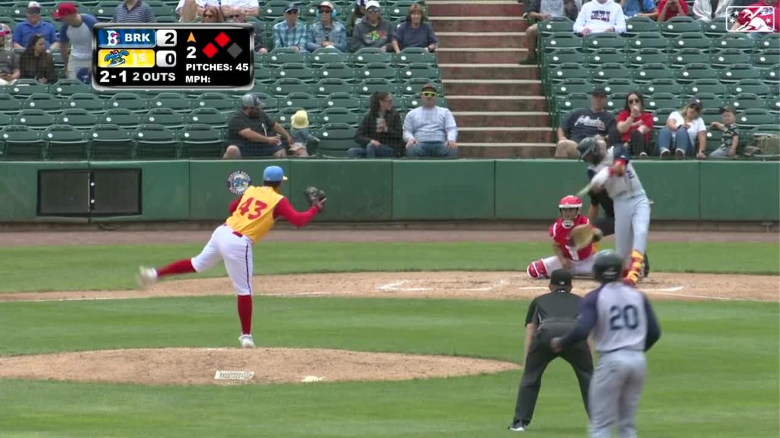 Alex Ramírez hits an RBI double for Brooklyn | 06/04/2023 | New York Mets