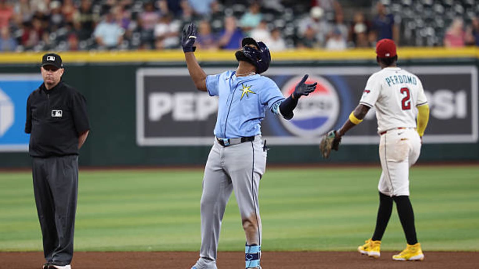 Junior Caminero's go-ahead ground-rule double | 04/24/2025 | MLB.com