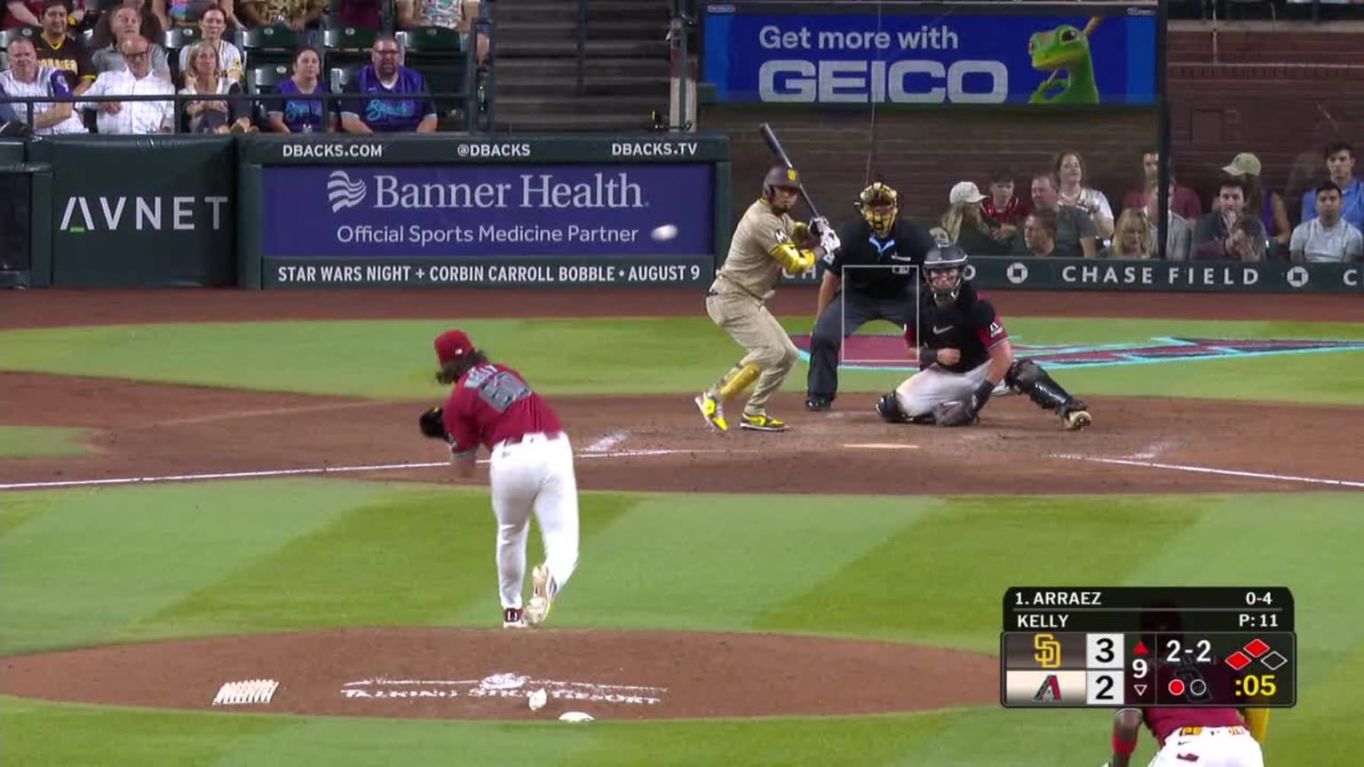 Blaze Alexander throws out Jose Iglesias at home | 08/06/2025 | San ...