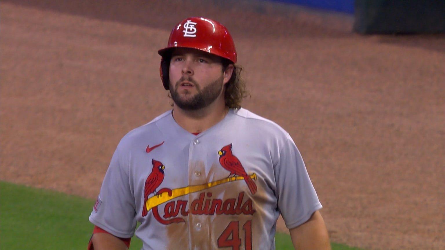 Alec Burleson bloops a fielder's choice for an RBI | 09/06/2023 | St ...