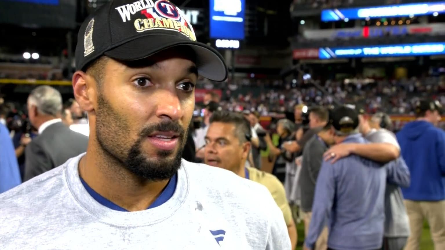 Marcus Semien recaps the Rangers' World Series win | 11/01/2023 | MLB.com