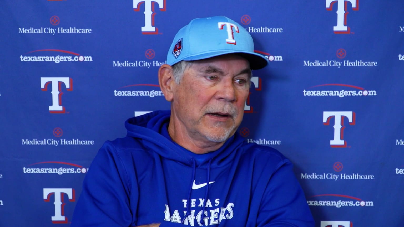 Bruce Bochy, Jon Gray, Kirby Yates on Rangers' win | 03/02/2024 | Texas ...