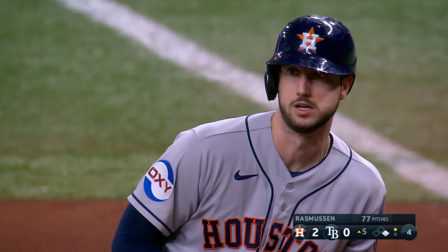 Kyle Tucker hits an RBI single to center field | 04/25/2023 | Houston ...