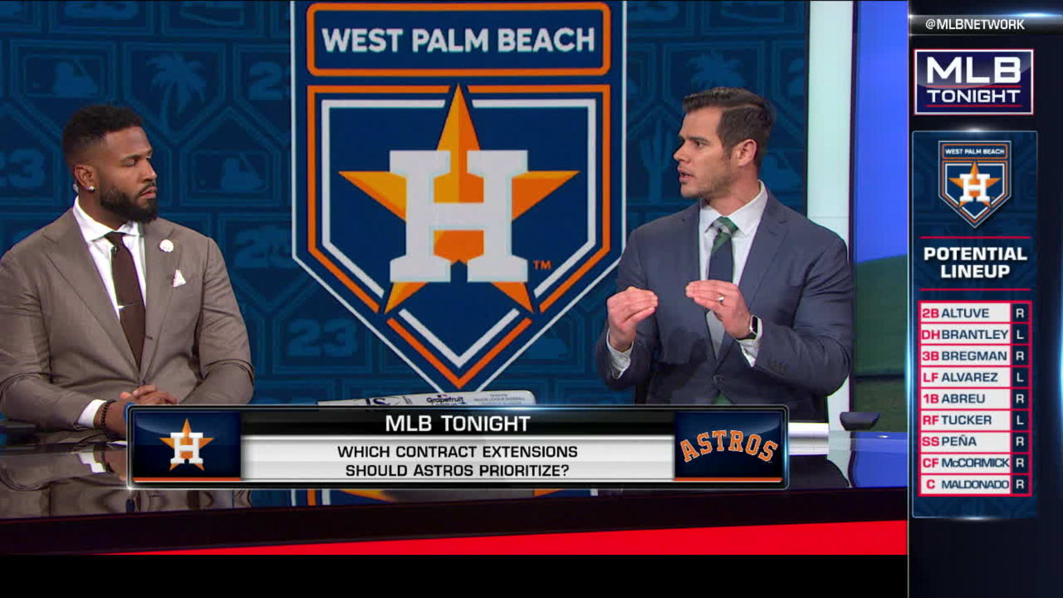 Predicting Astros' contract extensions on MLB Tonight | 02/20/2023 ...
