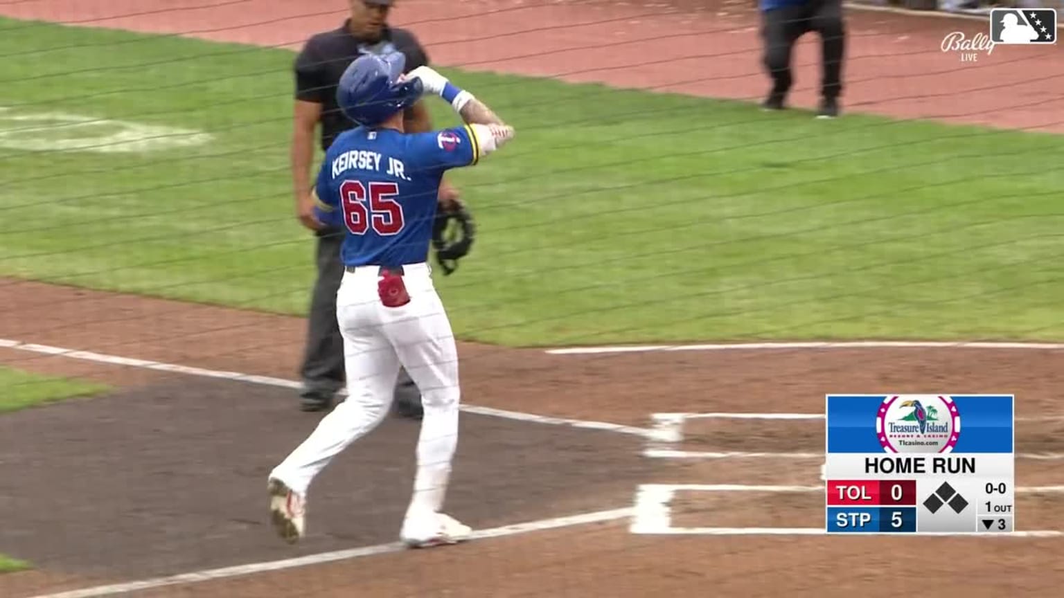 DaShawn Keirsey Jr.'s solo home run | 06/23/2024 | Minnesota Twins