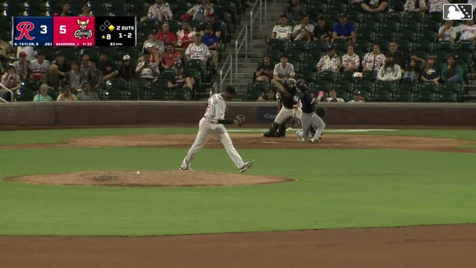 Jayvien Sandridge's fourth strikeout | 08/30/2024 | New York Yankees