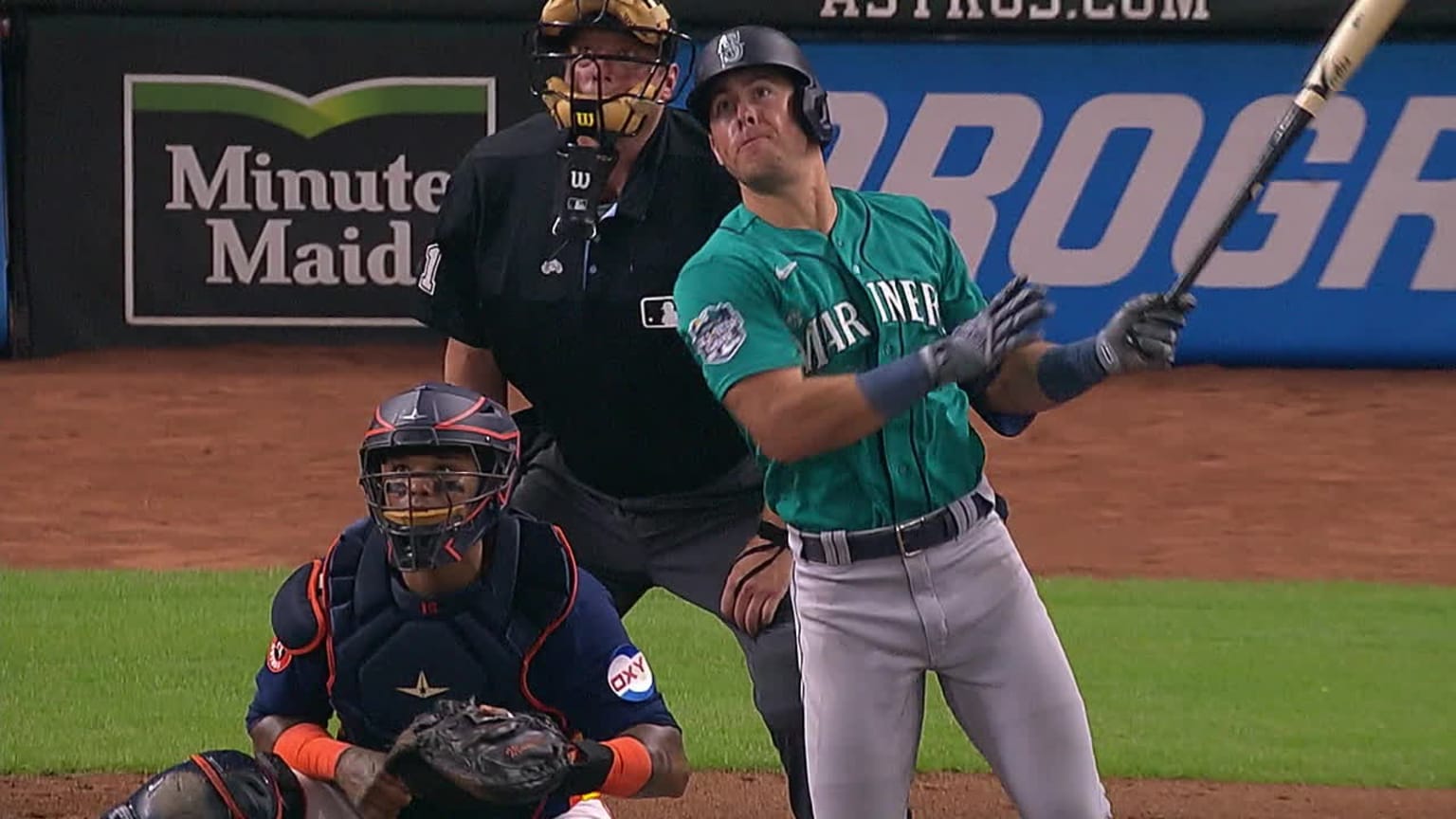 Dylan Moore belts two home runs against the Astros | 08/19/2023 | MLB.com