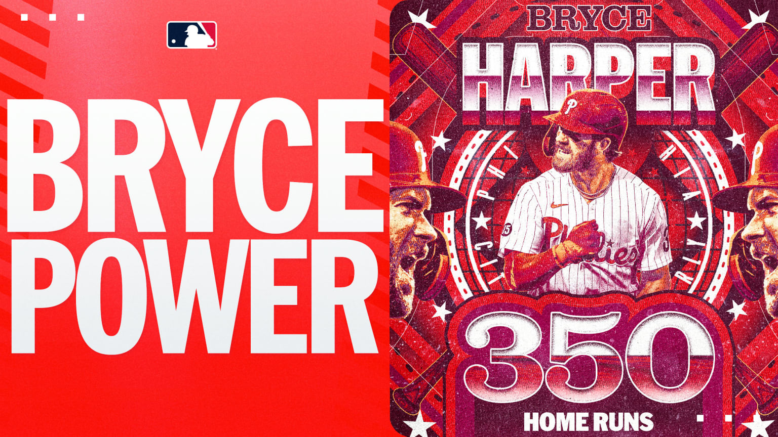 Bryce Harper's 350th career homer (14) | 07/23/2025 | Philadelphia Phillies