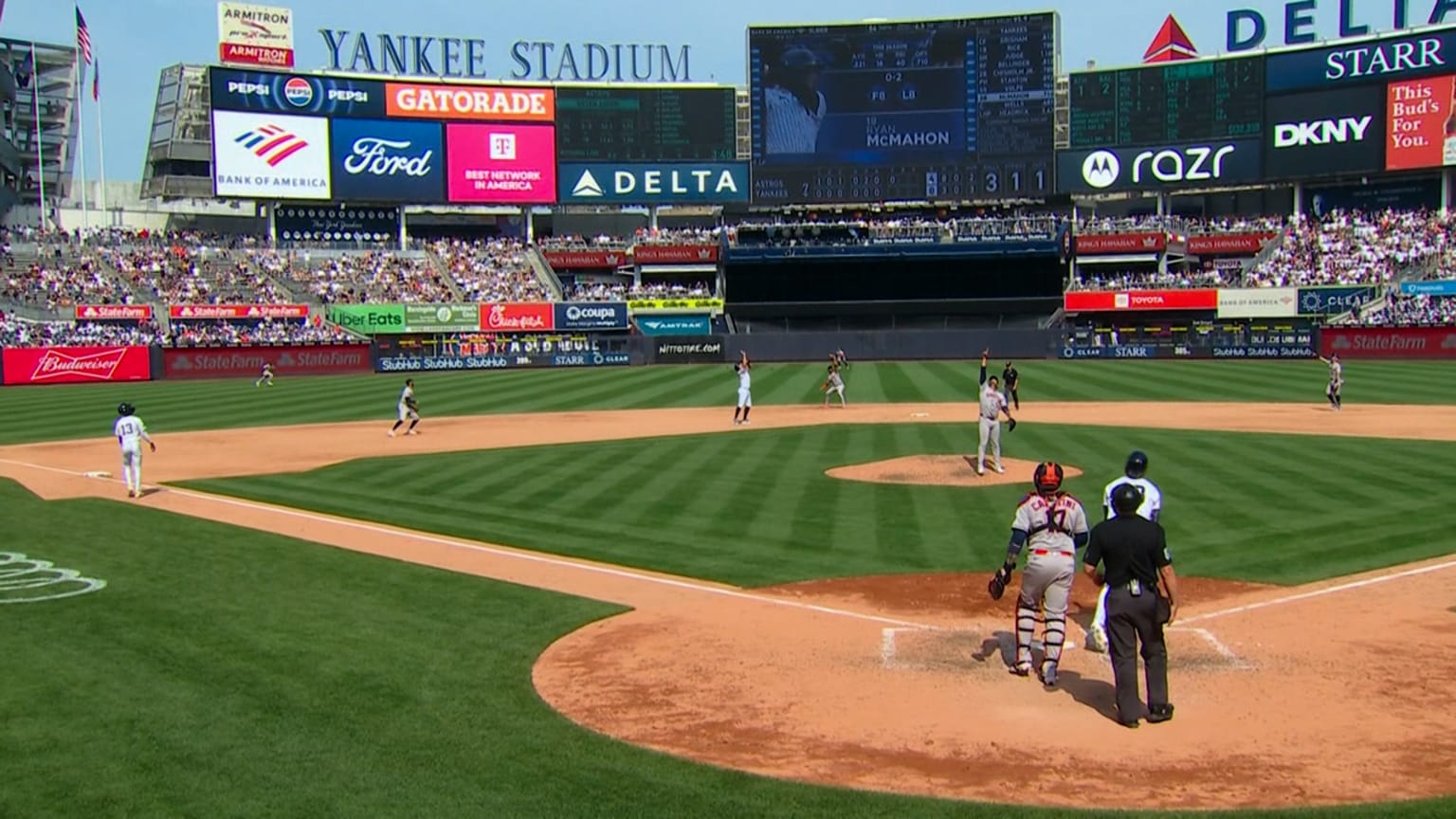 Ryan McMahon's sacrifice fly puts Yankees on board | 08/10/2025 | New ...