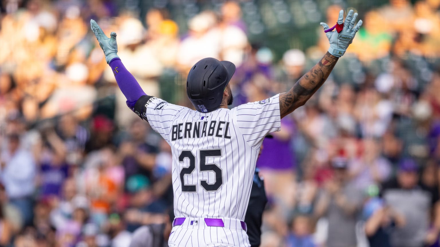 Warming Bernabel's solo home run (4) | 08/16/2025 | Colorado Rockies