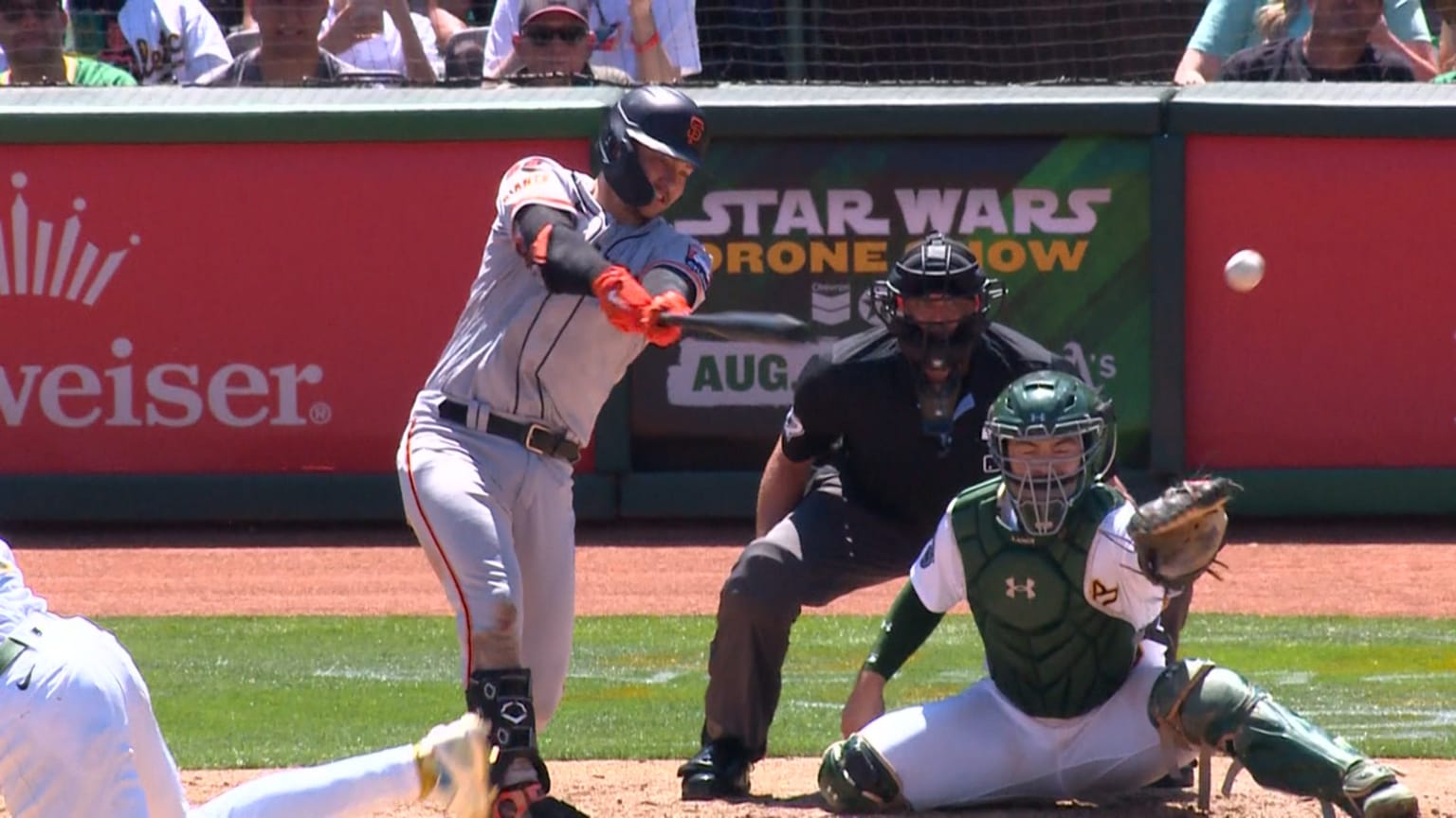 Patrick Bailey hits an RBI single in the third | 08/06/2023 | San ...