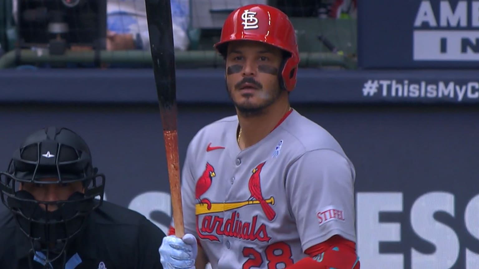 Nolan Arenado wins 12-pitch at-bat with a single | 15/06/2025 | Los ...