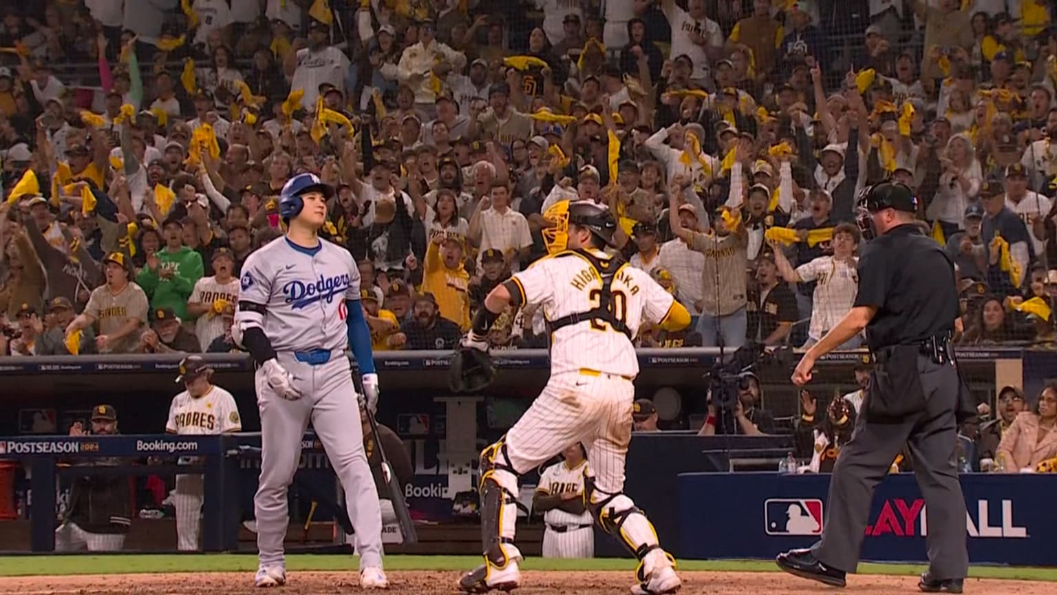 Tanner Scott strikes out Shohei Ohtani | 10/08/2024 | MLB.com