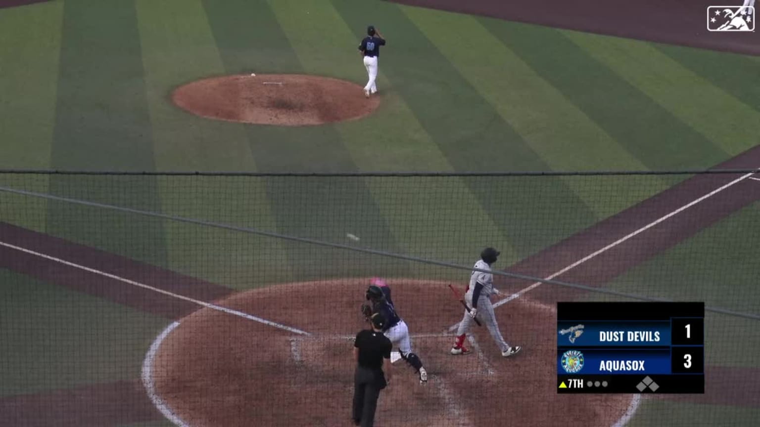 Nick Davila Ks his eighth and final batter of game | 07/21/2023 ...