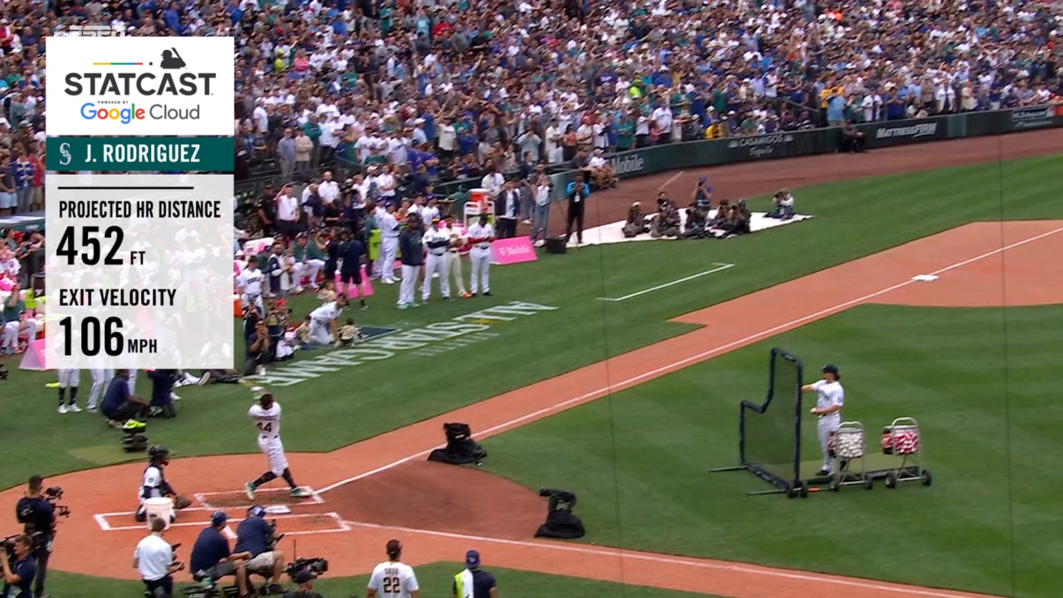 Julio Rodríguez's longest homers of Round 1 in HRD | 07/11/2023 ...