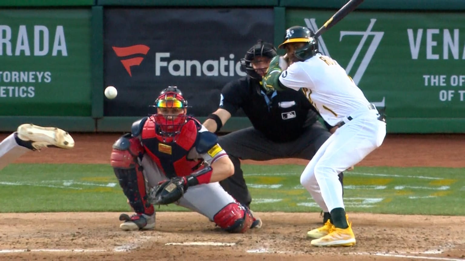Esteury Ruiz hits an RBI single to left field | 05/30/2023 | Athletics