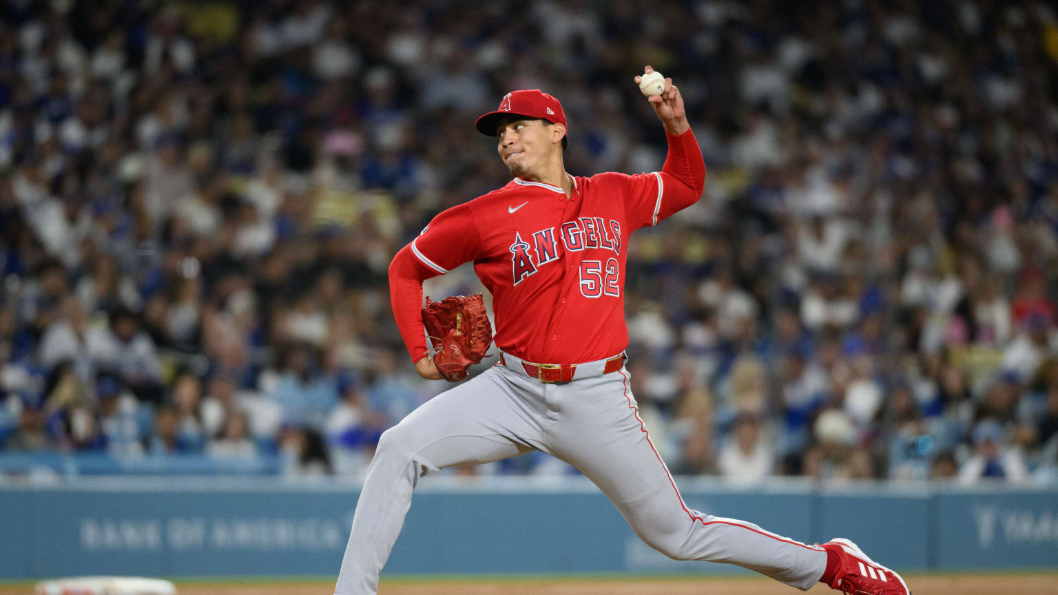 Natera Jr. receta su 1er ponche en la MLB | 06/06/2026 | Los Angels de ...