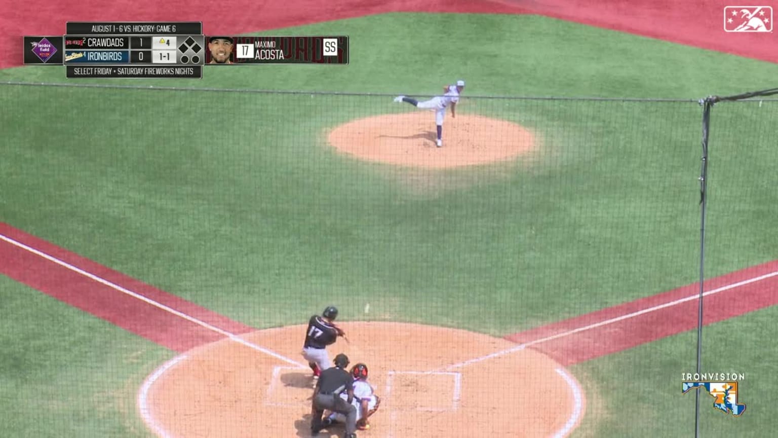 Max Acosta clubs a home run to left field | 08/06/2023 | MLB.com