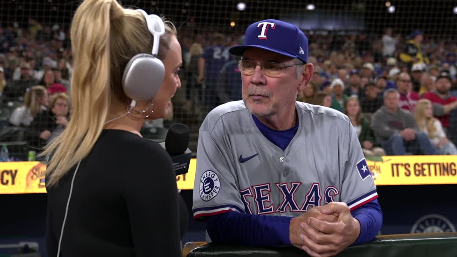 Bruce Bochy on offense's early start, Andrew Heaney | 06/14/2024 ...